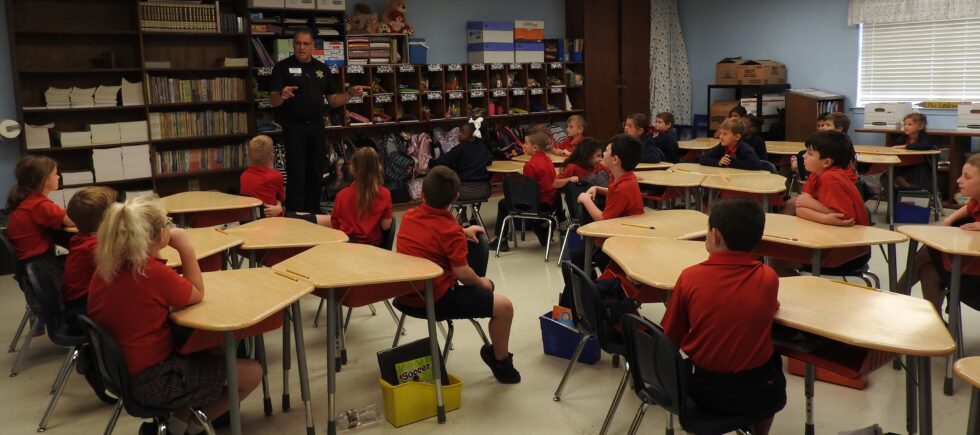 Sheriff Tregre Visits Second Graders | St. John Parish Sheriff's Office