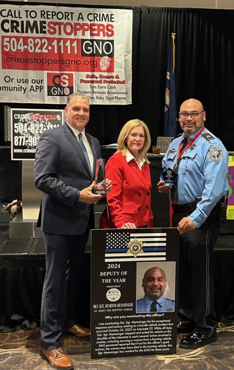 Sheriff Tregre and Det. Memminger Honored by Crimestoppers GNO | St ...