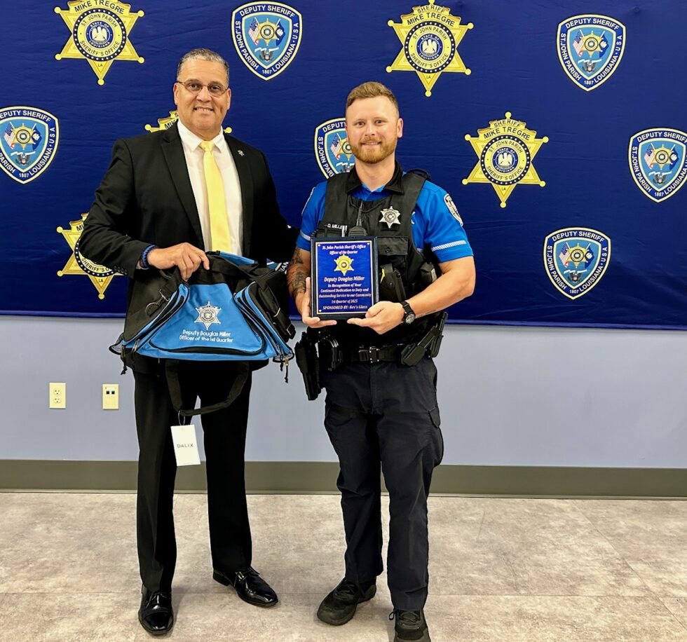 Deputy Douglas Miller Named Officer Of The First Quarter | St. John ...